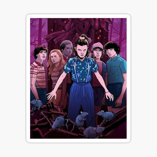 "Stranger things Mike" Sticker for Sale by NitkoBitnni | Redbubble