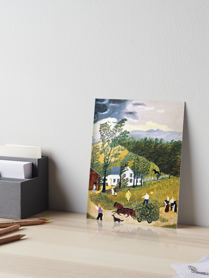 "grandma moses art" Art Board Print for Sale by Flamingomom | Redbubble