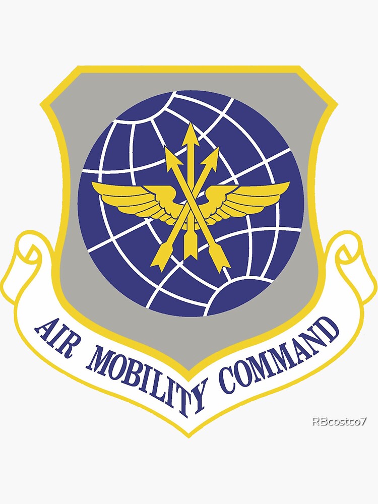 "Air Mobility Command (AMC) Patch" Sticker for Sale by RBcostco7 ...