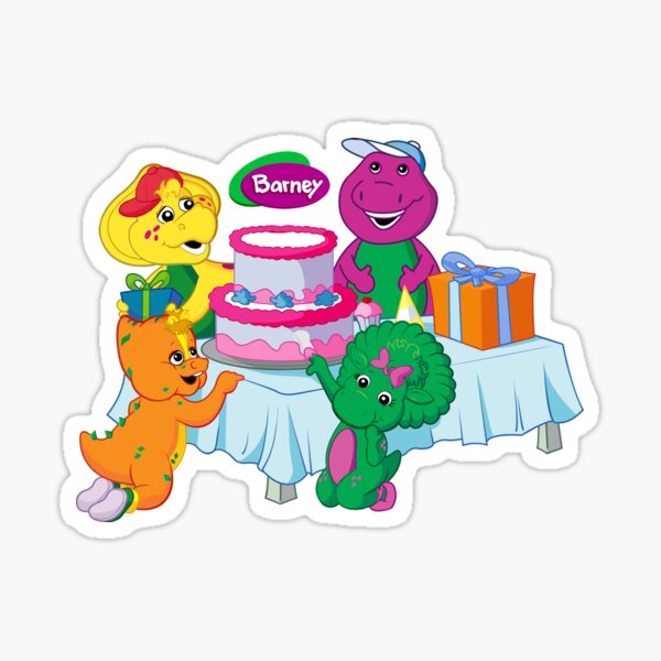 "Barney And Friends" Sticker for Sale by Fashion-Ciiity | Redbubble
