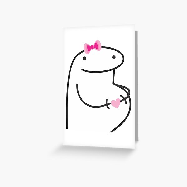 "Pregnant Flork!!" Greeting Card by PayARTtention | Redbubble
