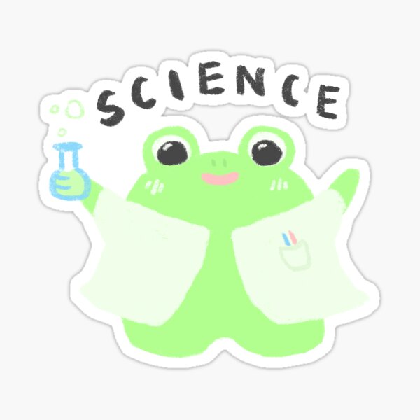 "Science!" Sticker for Sale by JIGGLYPENGUINS | Redbubble