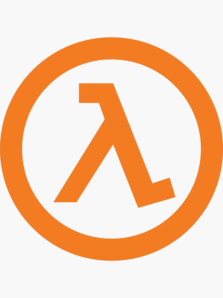 "Half-Life Lambda Logo" Sticker for Sale by Icedcream | Redbubble
