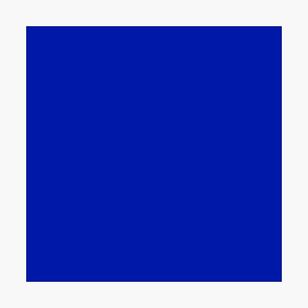 Lámina fotográfica «Solid Plain Blue (Pantone) -100 tonos de azul en ...
