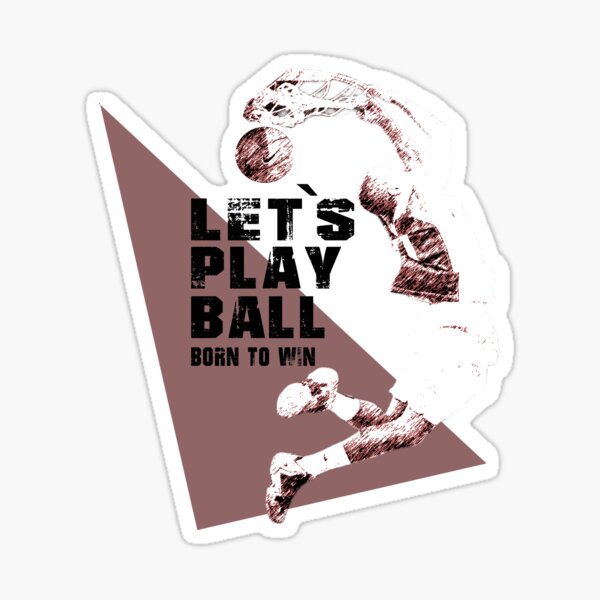 "Let's play " Sticker for Sale by Calibear2030 | Redbubble