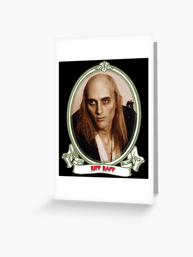 "Rocky Horror Riff Raff Portrait" Greeting Card for Sale by Eclectic ...