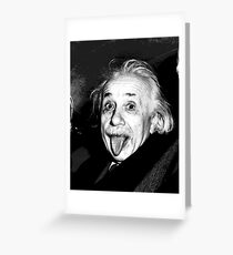 Einstein Greeting Cards | Redbubble