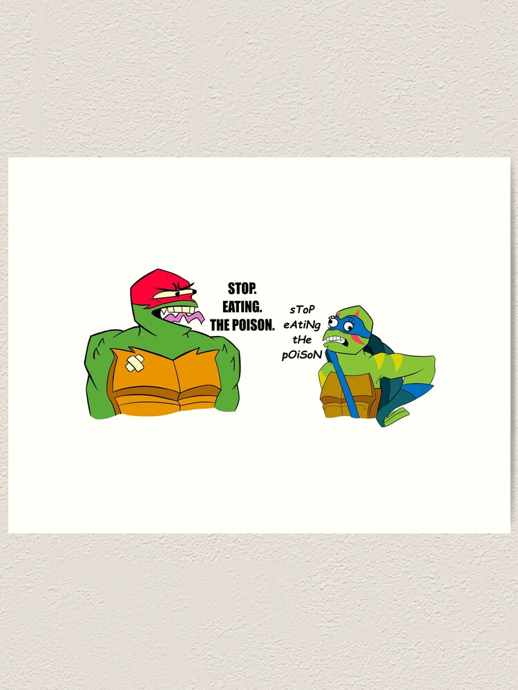 "Pizza Puffs Meme Rise of the TMNT" Art Print for Sale by Ace-The ...