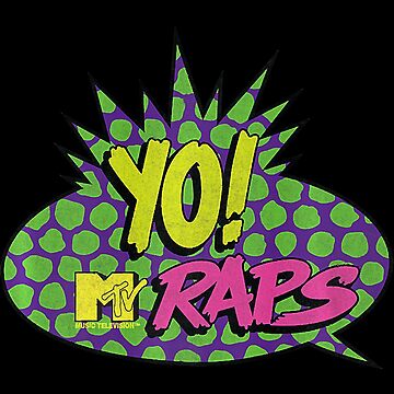 "Yo MTV Raps Classic Logo Design Premium " Sticker for Sale by KenZoiz ...
