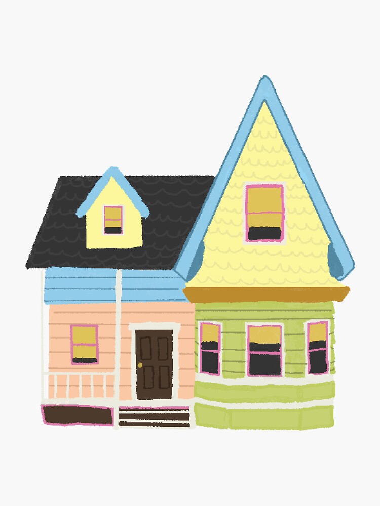 "UP house " Sticker for Sale by lilly4566 | Redbubble
