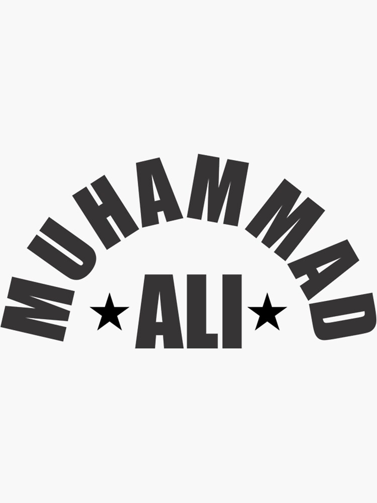"Muhammad Ali Cool 4" Sticker for Sale by dierksdgdino | Redbubble