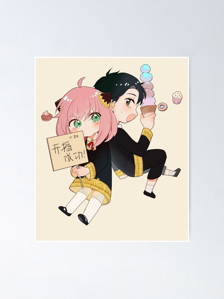 "Damian desmond and anya meme" Poster for Sale by Huong539 | Redbubble