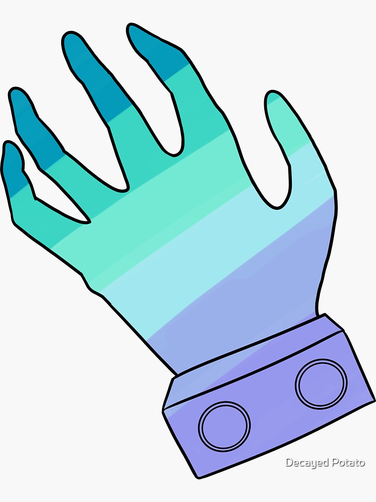 "Neptunic Shigaraki Hand" Sticker for Sale by AmitySonic | Redbubble