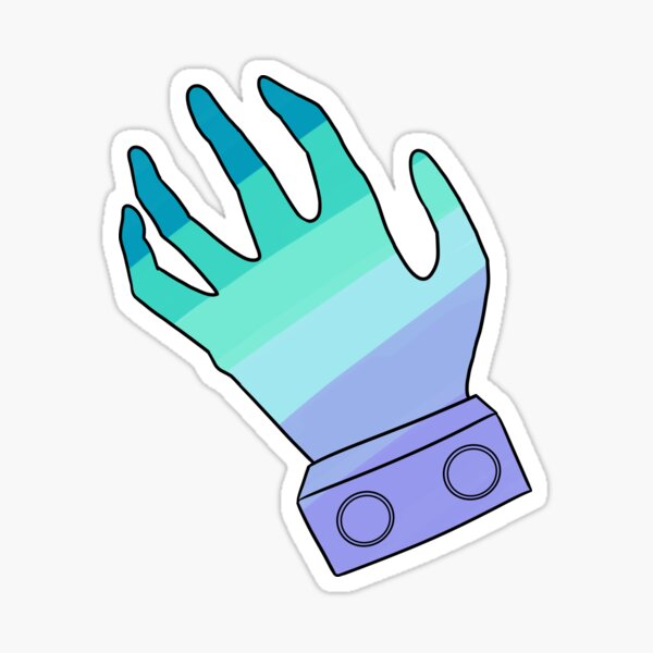 "Neptunic Shigaraki Hand" Sticker for Sale by AmitySonic | Redbubble