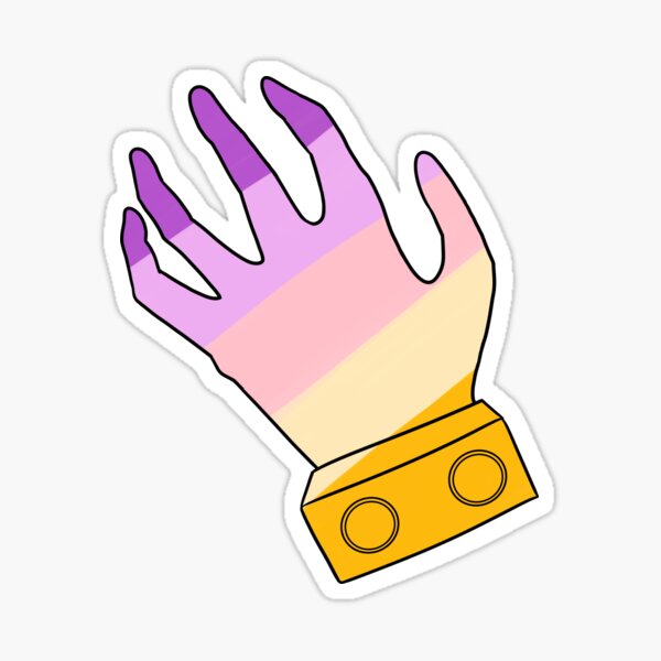 "Trixic Shigaraki Hand" Sticker for Sale by AmitySonic | Redbubble