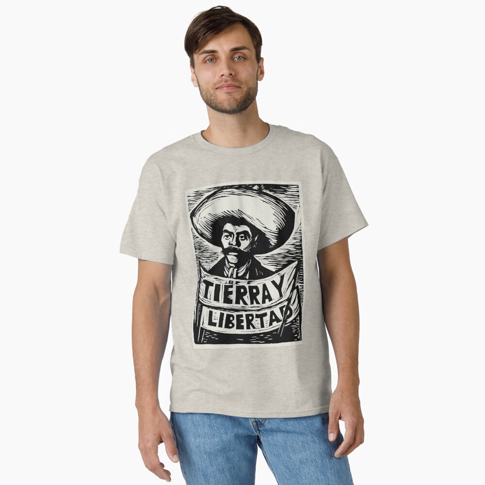 " Emiliano Zapata tierra y libertad" Sticker for Sale by PoliticsPrint ...