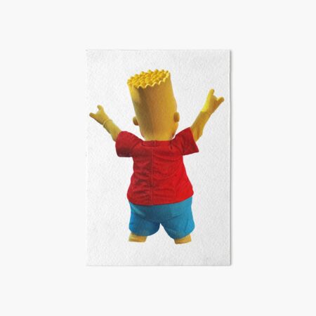 "Fuzzy Bart Simpson Rocking On" Art Board Print for Sale by Jade Maryon ...