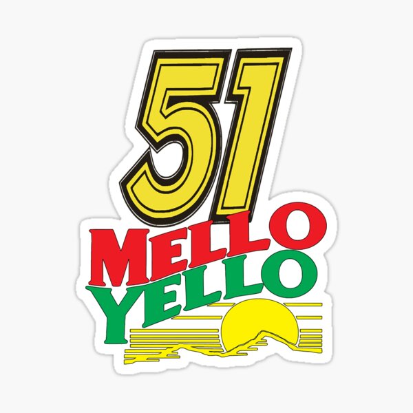 "51 Mello Yello Cole Trickle Days of Thunder" Sticker for Sale by ...