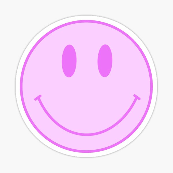 "Purple Smiley Face" Sticker for Sale by doodlesbybfh | Redbubble