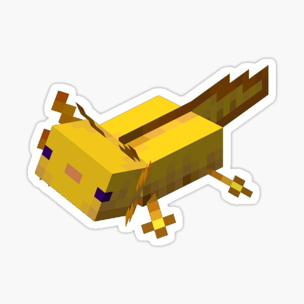"Axolotl Minecraft" Sticker for Sale by Piachoi | Redbubble