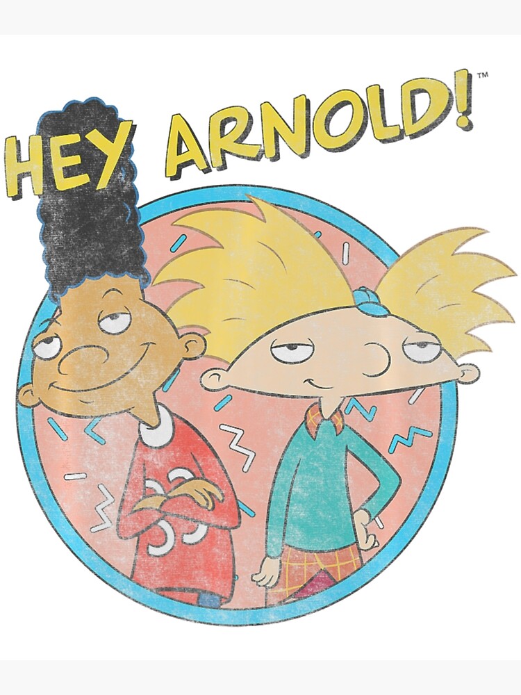 Póster «Hey Arnold Círculo de mejores amigos vintage» de baumquinton ...