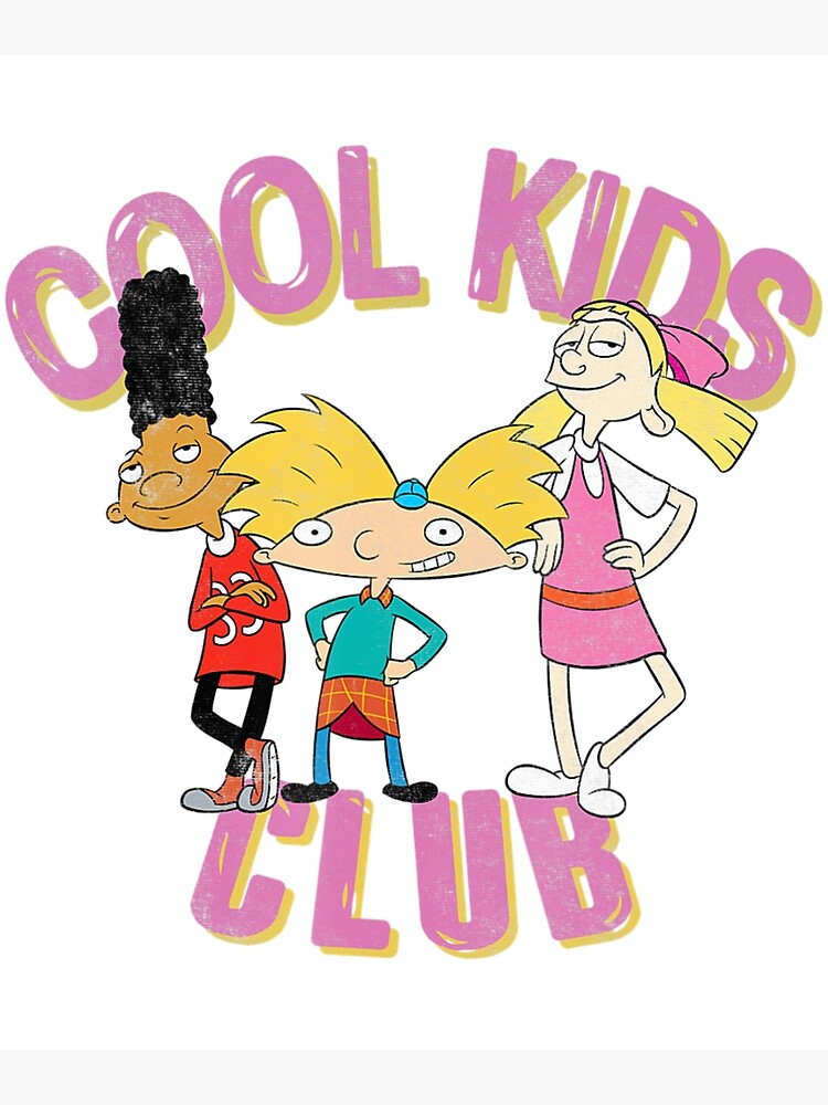 "Hey Arnold! Cool Kids Club Group Pose" Art Print for Sale by ...