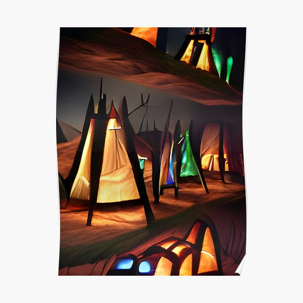 "Tipi" Poster for Sale by FroztyArt | Redbubble