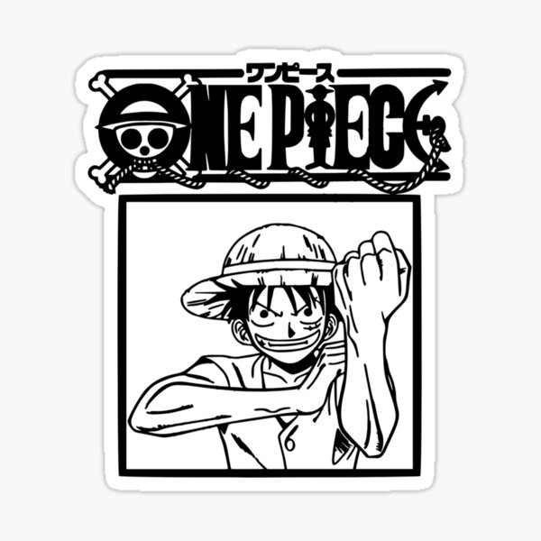 "Luffy Wanted Drawing " Sticker for Sale by Sweeney5641 | Redbubble