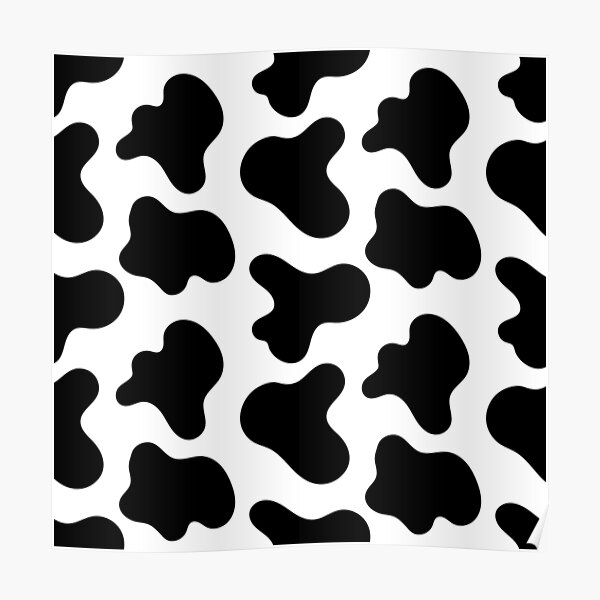 "Cow Print" Poster for Sale by spillingonyx | Redbubble