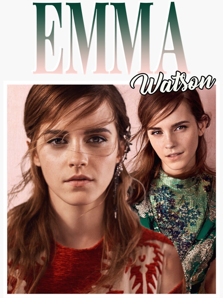 "Emma Watson T-Shirt " Sticker for Sale by tanheikner2 | Redbubble