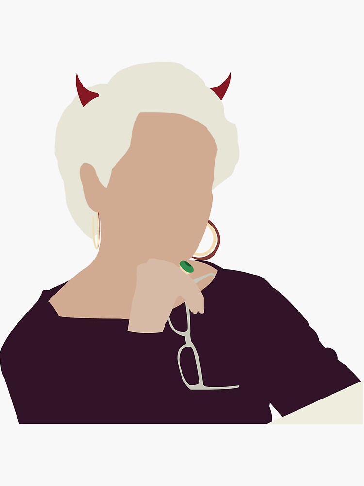 "Miranda Priestly" Sticker for Sale by jennajmv | Redbubble