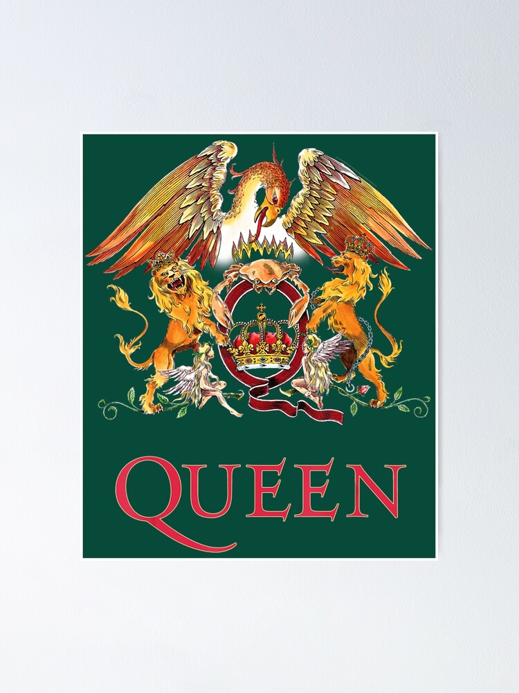 "Queen Official Classic Crest" Poster for Sale by MitaBishi | Redbubble