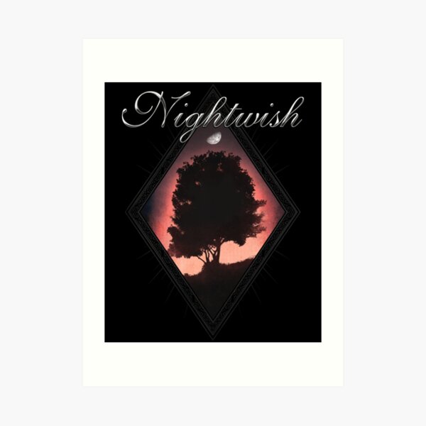 "Angels Fall First (Album Cover Nightwish Logo)" Art Print for Sale by ...