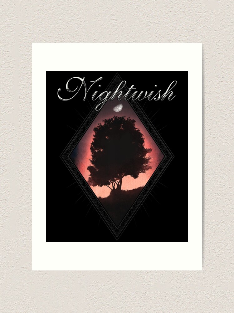 "Angels Fall First (Album Cover Nightwish Logo)" Art Print for Sale by ...