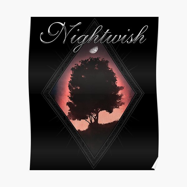 "Angels Fall First (Album Cover Nightwish Logo)" Poster for Sale by ...