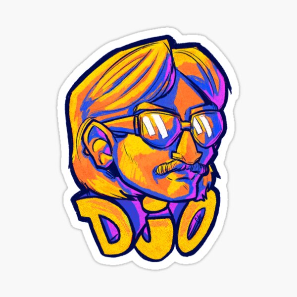 "djo - Joe Keery Band Design " Sticker for Sale by SamanaPitts | Redbubble