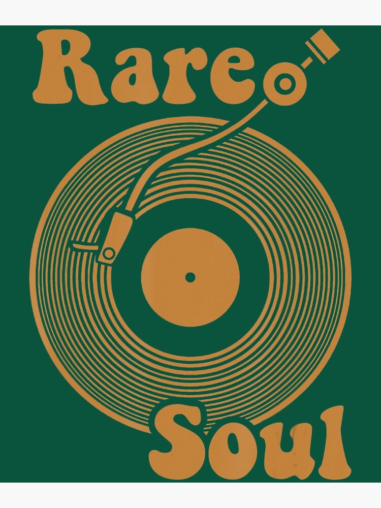 "Rare Soul Music Vintage Old School Dj Turntable" Poster for Sale by ...