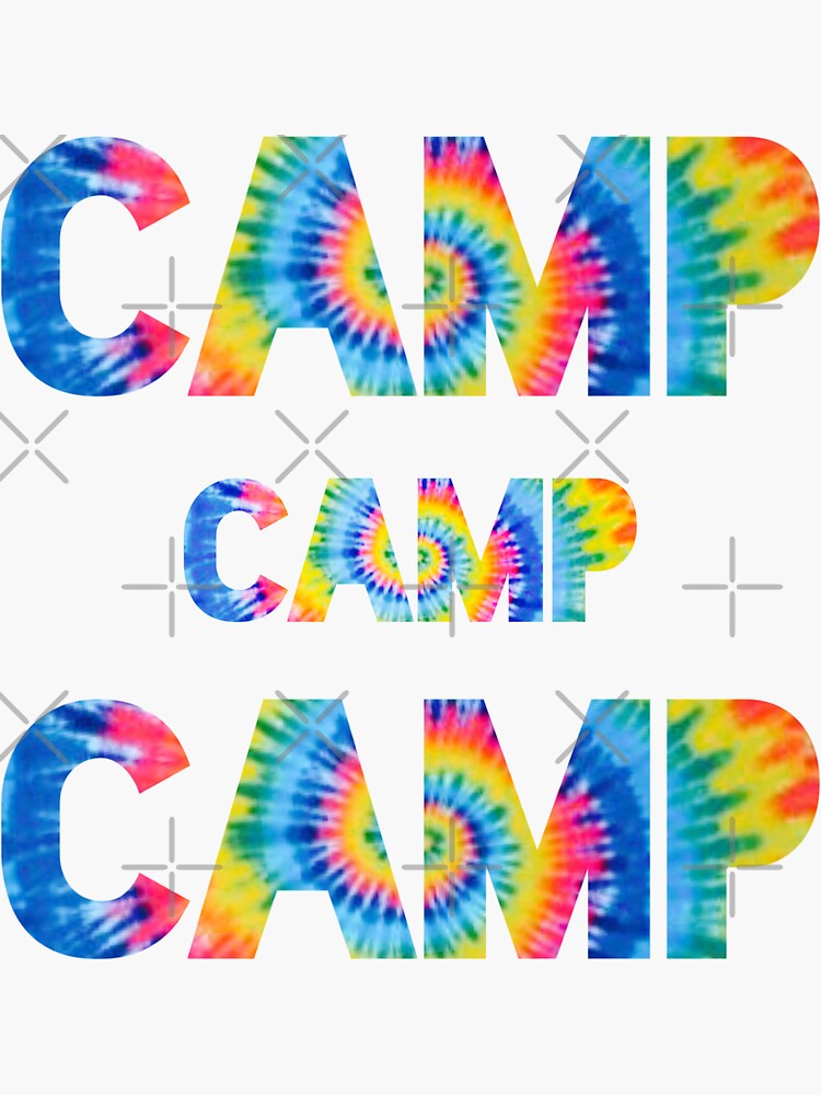 "camp" Sticker for Sale by MadEDesigns | Redbubble