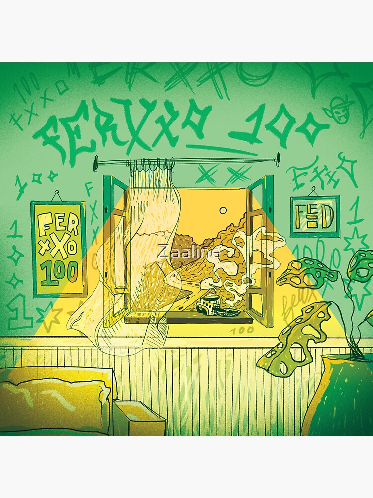 "Ferxxo 100" Sticker for Sale by Zaaline | Redbubble