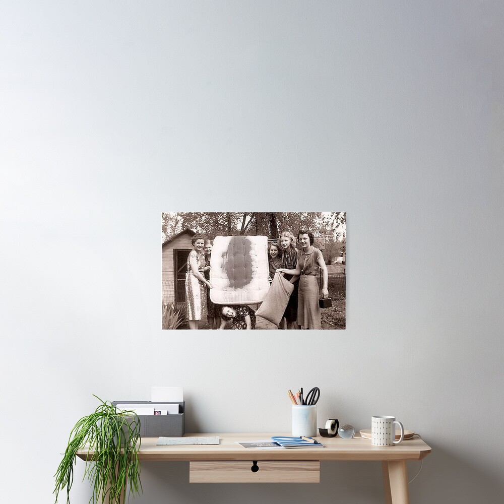 "Sleepover?" Poster for Sale by CringeFactory | Redbubble