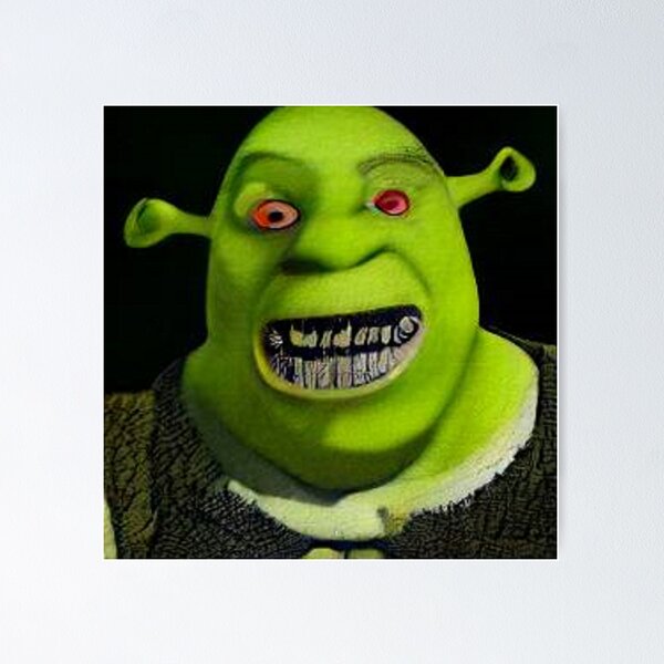 "Sleep Paralysis Demon Shrek" Poster for Sale by BooRat | Redbubble