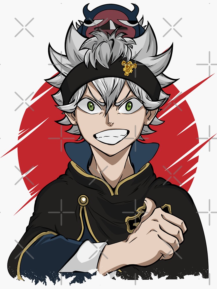 "Bands Asta Black Clover Anime" Sticker for Sale by GreteHerman | Redbubble