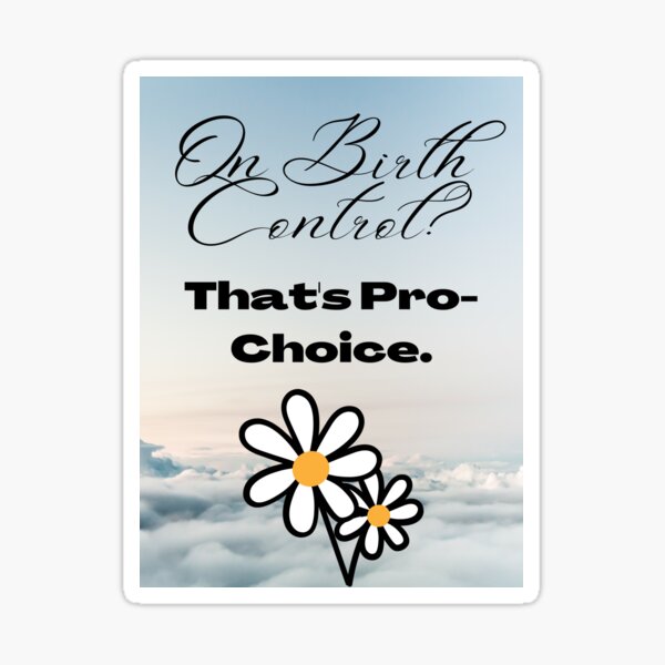 "On birth control? " Sticker for Sale by PoshPortz | Redbubble