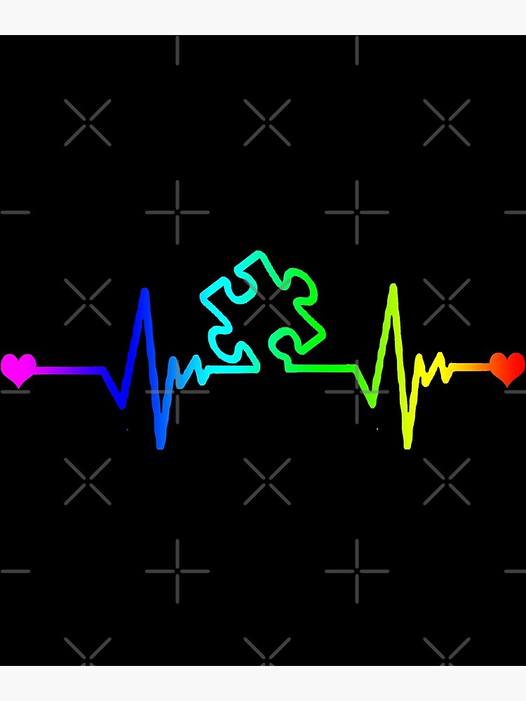 "My Heart Beats For Special Ed Autism Teachers" Poster for Sale by ...