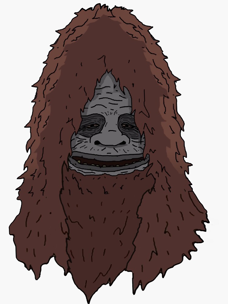 "Sassy the Sasquatch Big Lez Show" Sticker for Sale by LorenzoThoma ...