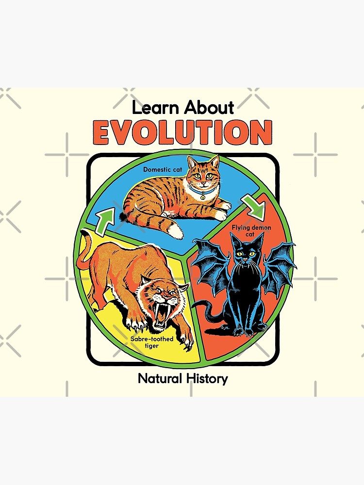 "Learn About Evolution" Poster for Sale by stevenrhodes | Redbubble