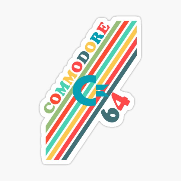 "Commodore 64 - Logo" Sticker for Sale by Winneraart | Redbubble