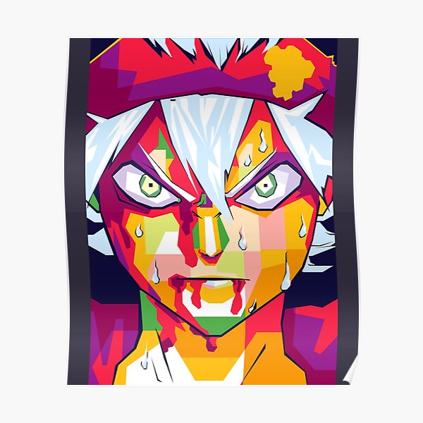 "Funny ASTA BLACK CLOVER" Poster for Sale by GreteHerman | Redbubble