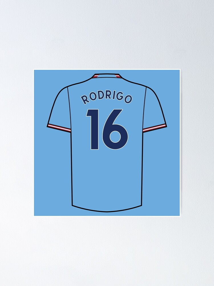 "Rodri Home Kit 22/23" Poster for Sale by designsheaven | Redbubble