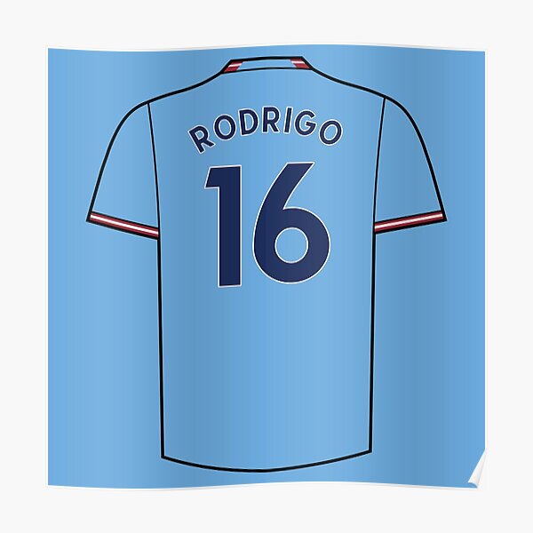 "Rodri Home Kit 22/23" Poster for Sale by designsheaven | Redbubble